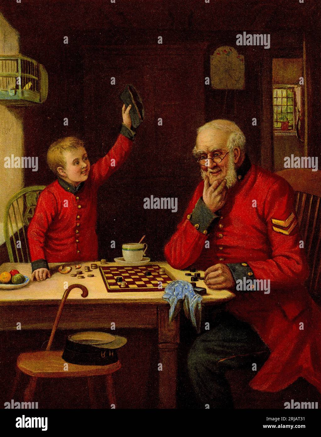 Indoor games 1900s hi-res stock photography and images - Alamy