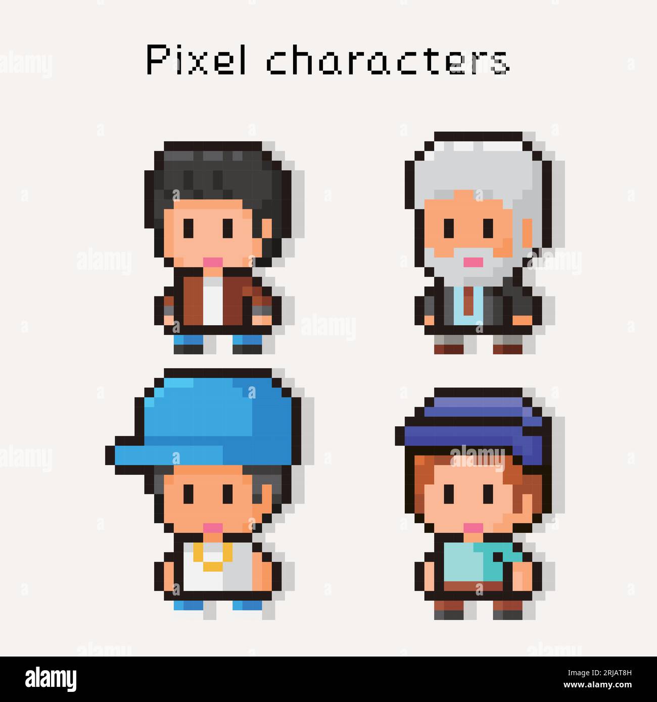 Korean girl pixel hi-res stock photography and images - Alamy