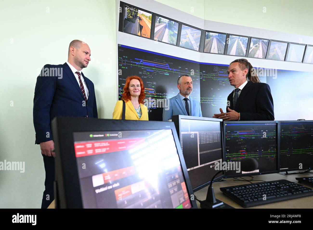 Prague, Czech Republic. 22nd Aug, 2023. (L-R) Slovak Investment ...