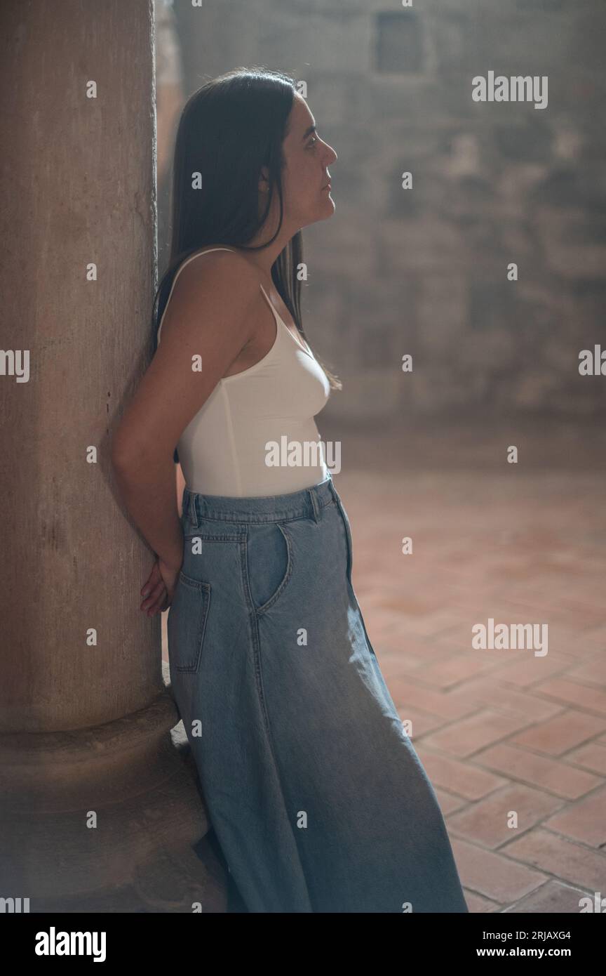 Portrait of talented Spanish singer-songwriter Valeria Castro in ...