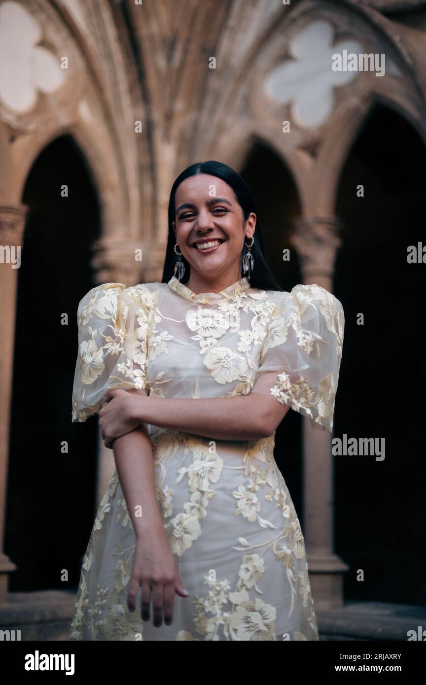 Portrait of talented Spanish singer-songwriter Valeria Castro in ...