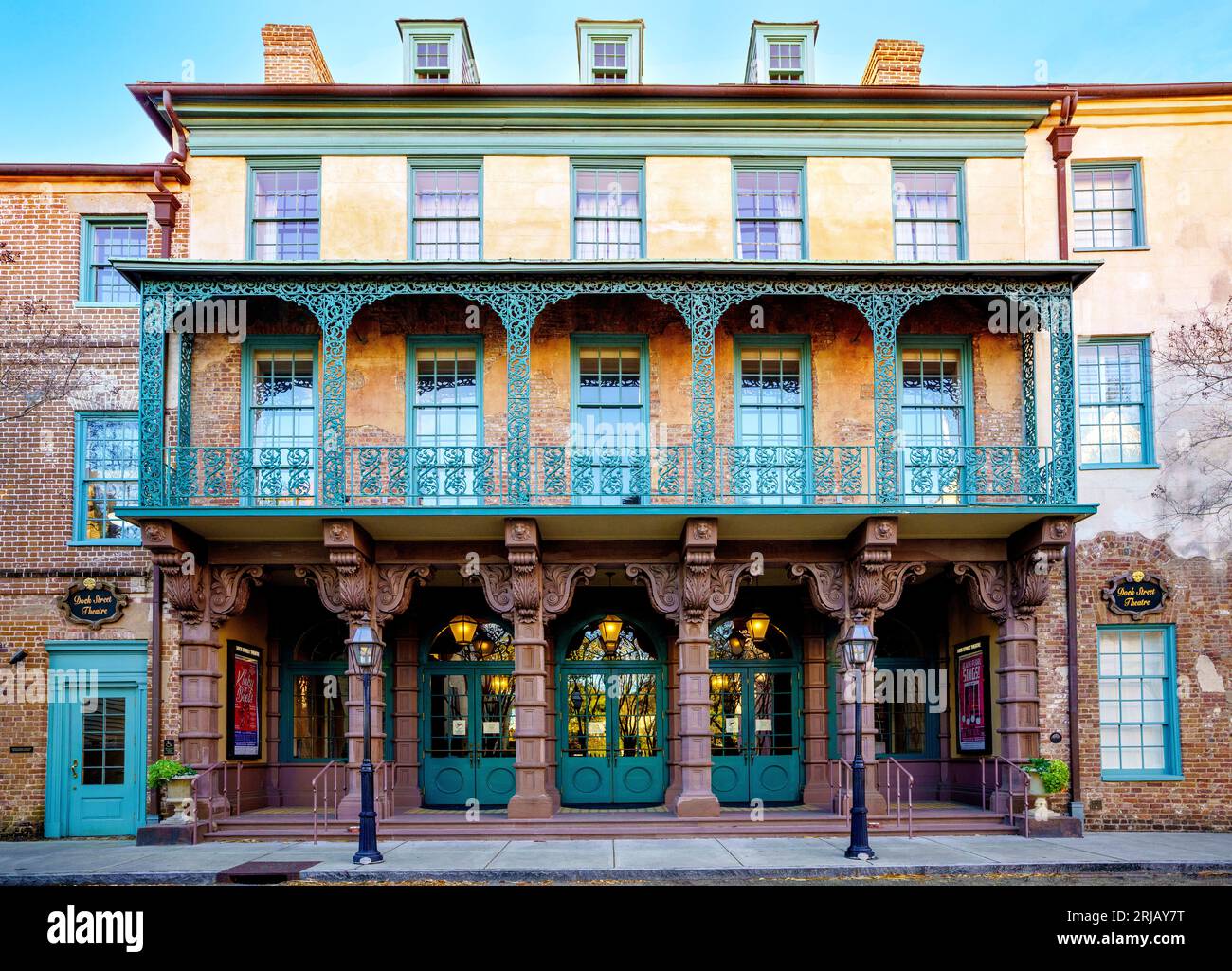 Dock Street Theatre, French Quarter Charleston, South Carolina, United ...