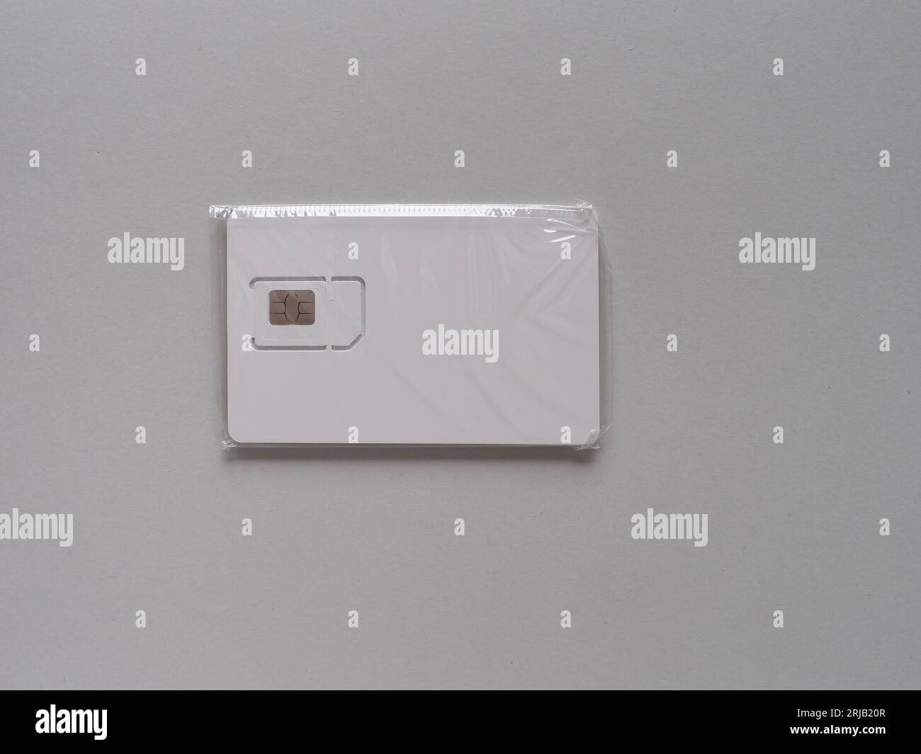 blank triple cut mini micro nano sim card with copy space Stock Photo ...