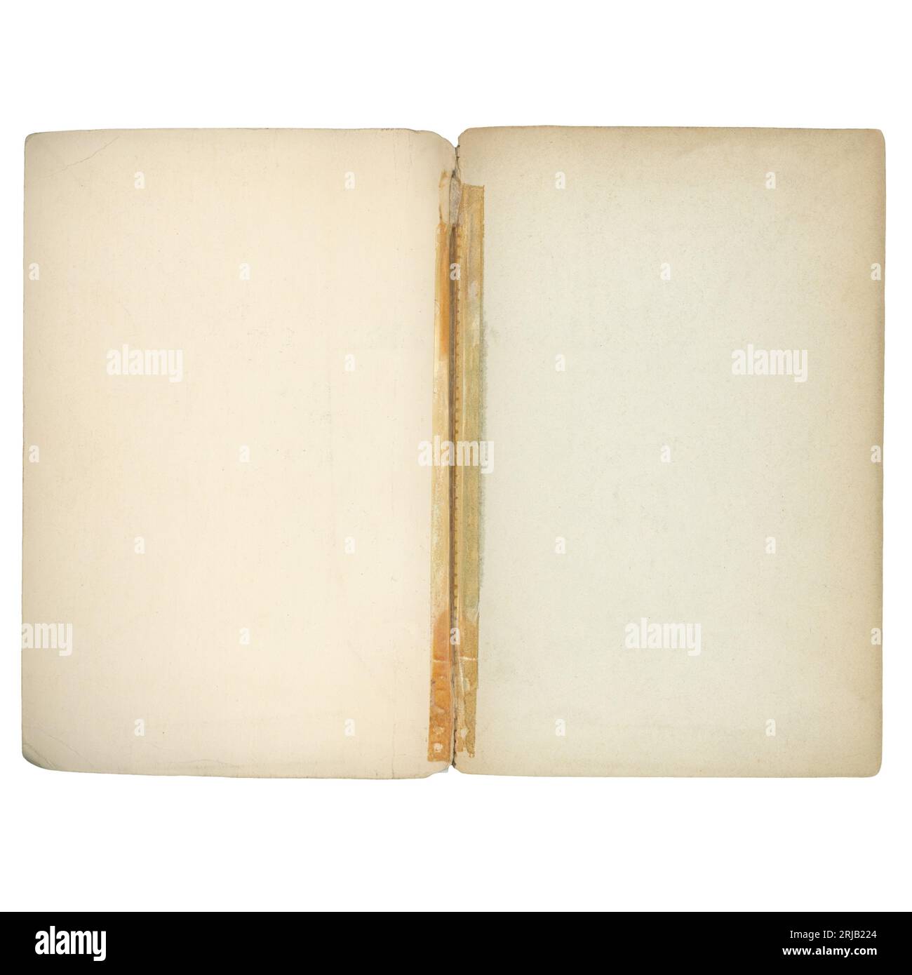 double page blank book isolated over white background Stock Photo - Alamy