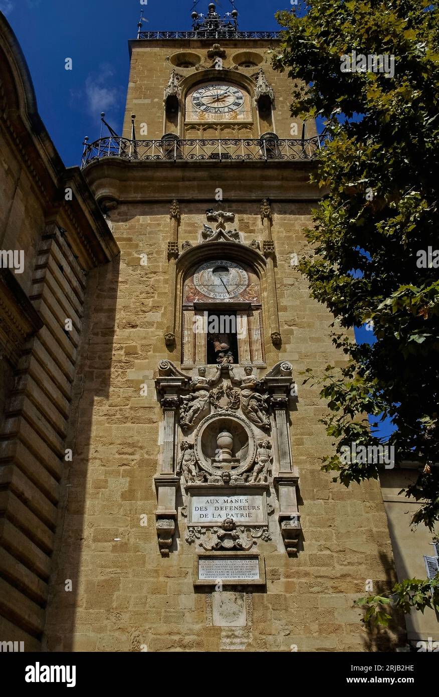 Flamboyant Gothic Clock Tower, rebuilt in 1510 with pinnacles and ogees ...