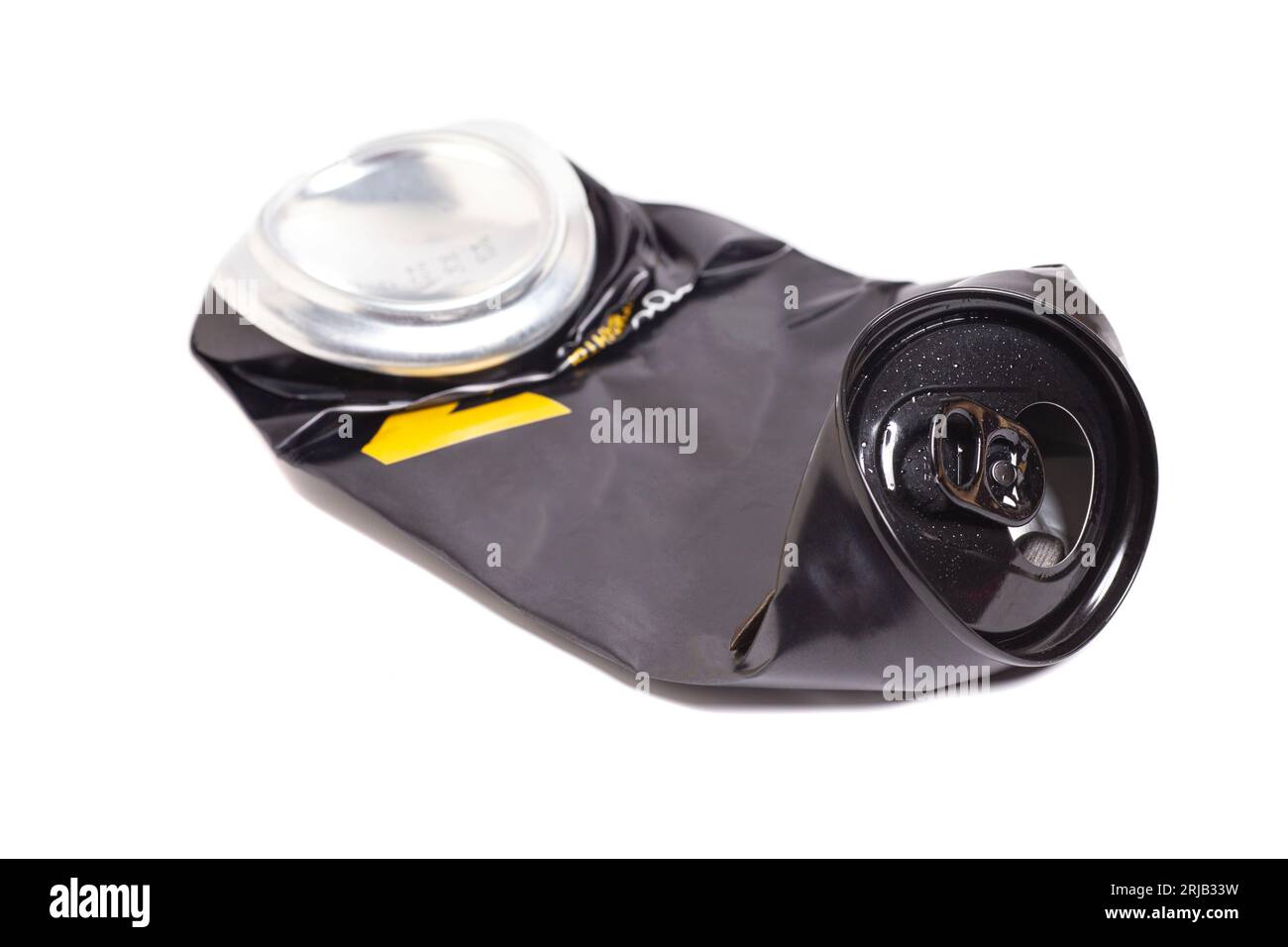 Crumpled coke can Cut Out Stock Images & Pictures - Alamy