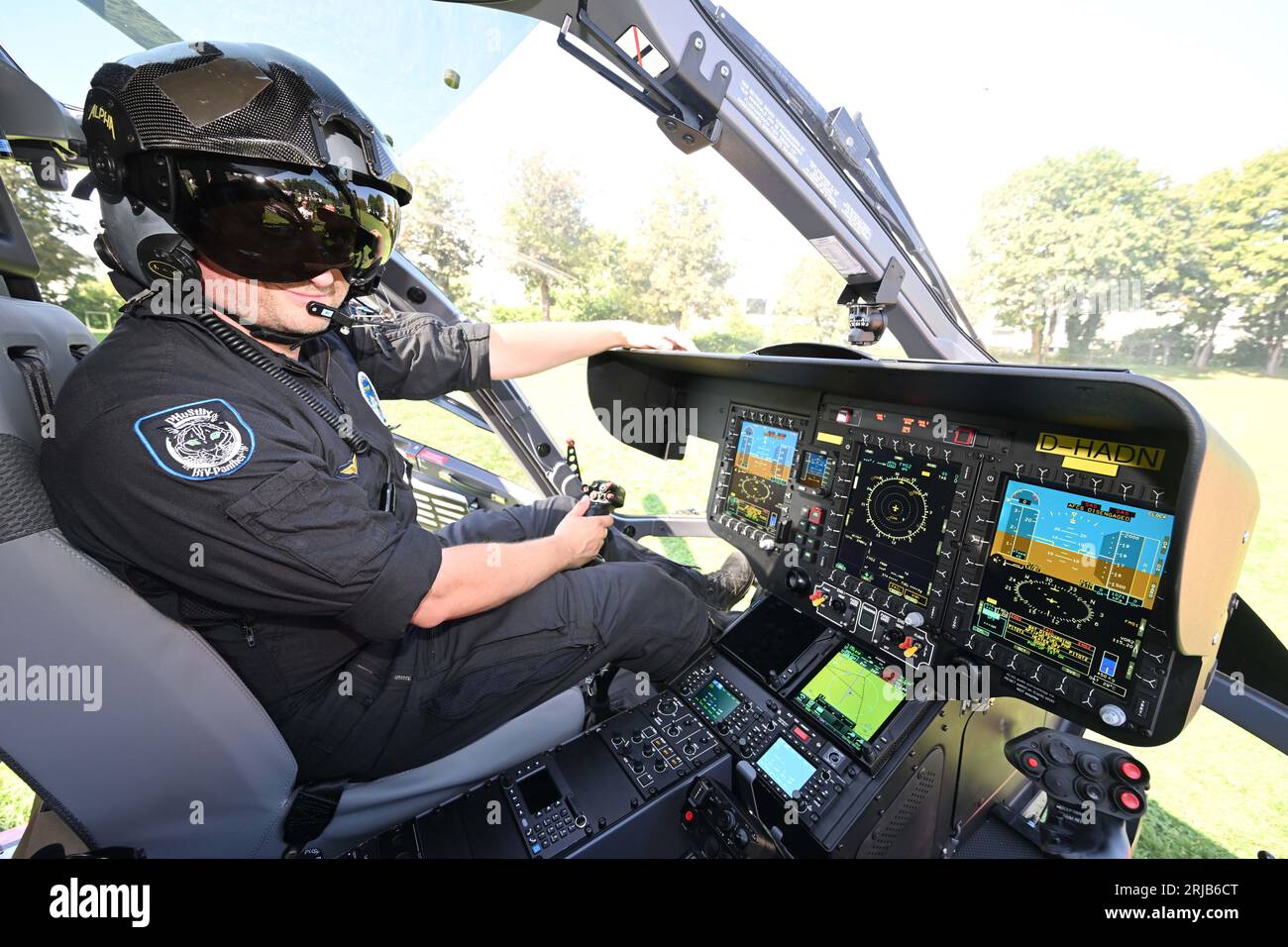 Munich, Germany. 22nd Aug, 2023. Markus Hermann, police chief inspector ...
