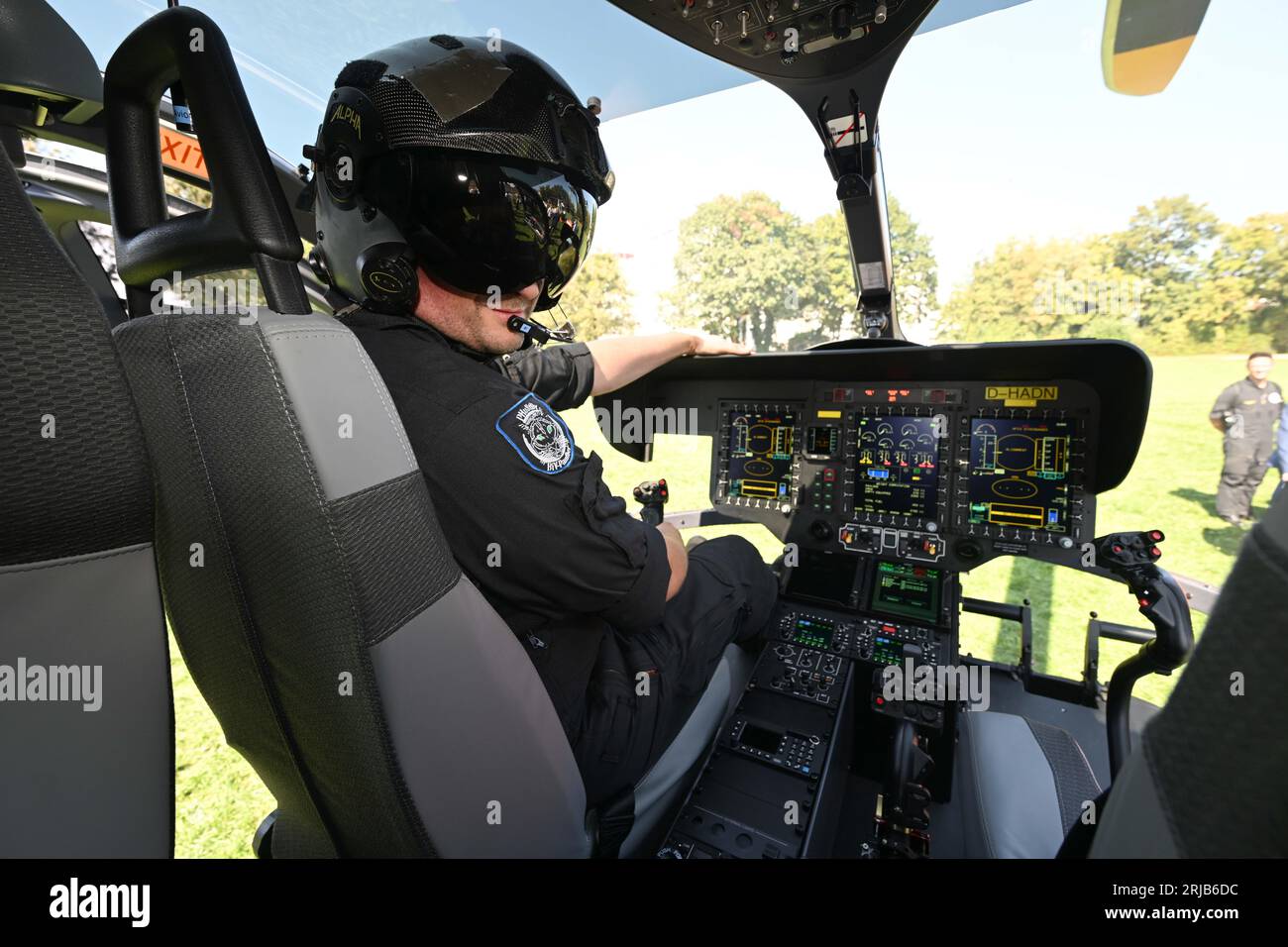 Munich, Germany. 22nd Aug, 2023. Markus Hermann, police chief inspector ...