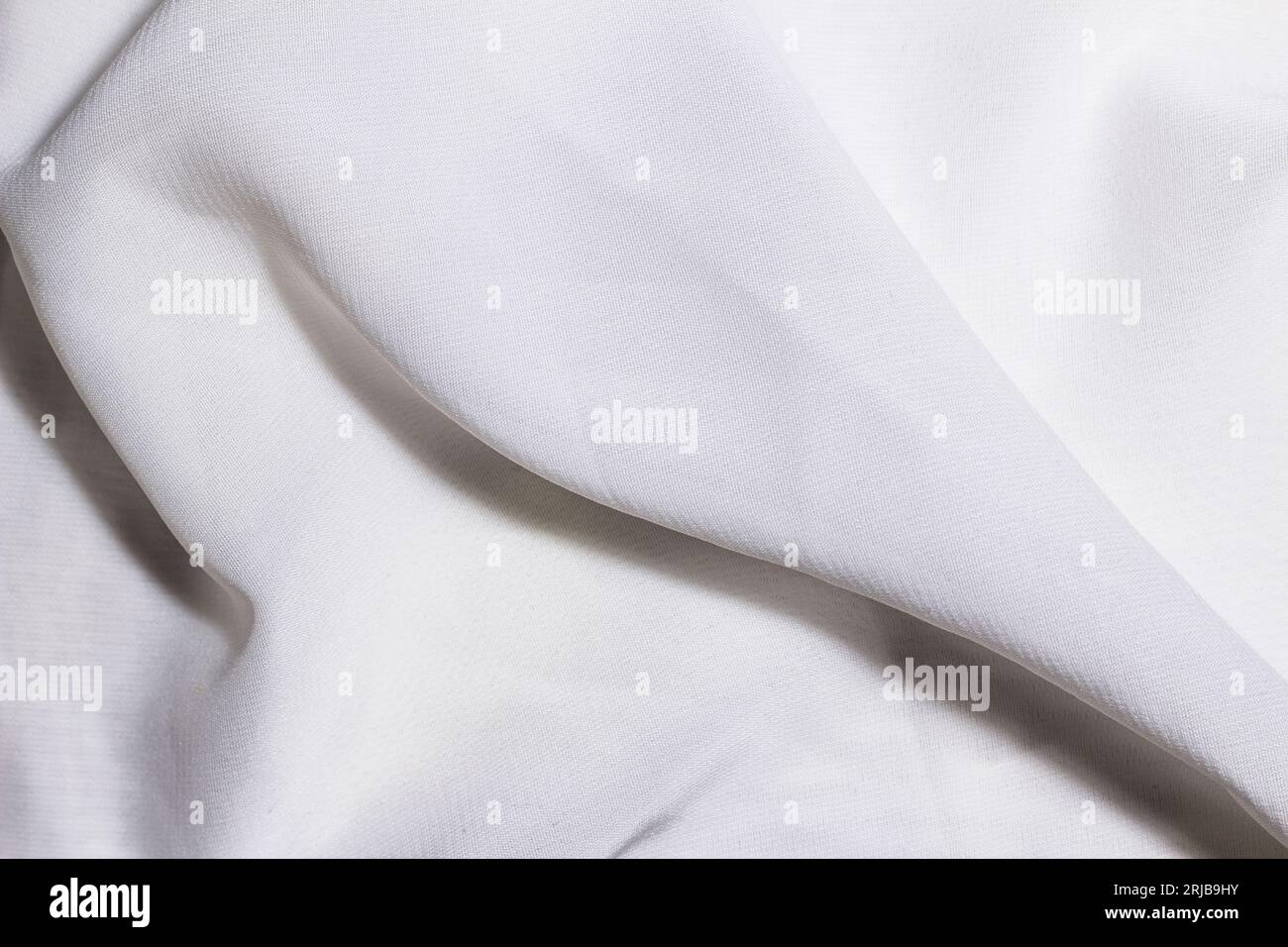 Wave texture white fabric with shadows, lighter, close up Stock Photo ...