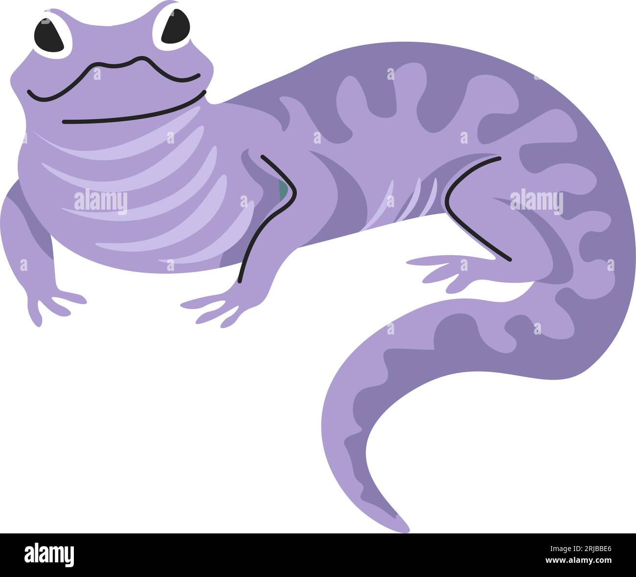 Lizard animal, reptile with long tail, vector Stock Vector Image & Art ...