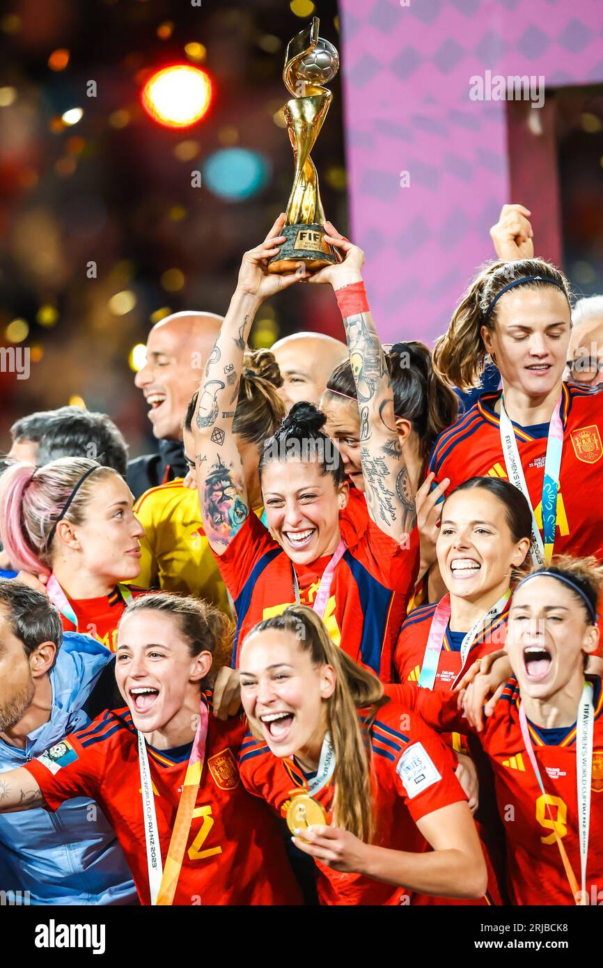 Spain vs England: Final - FIFA Women's World Cup Australia New Zealand 2023 Stock Photo - Alamy