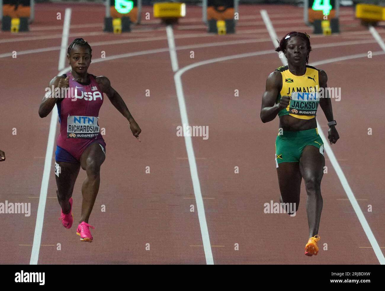 Budapest, Hungary. 21st Aug, 2023. Sha'Carri RICHARDSON of USA and ...