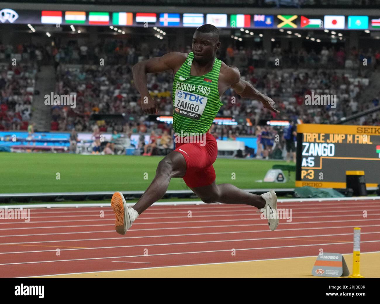 Budapest, Hungary. 21st Aug, 2023. Hugues Fabrice ZANGO of BUR Final ...