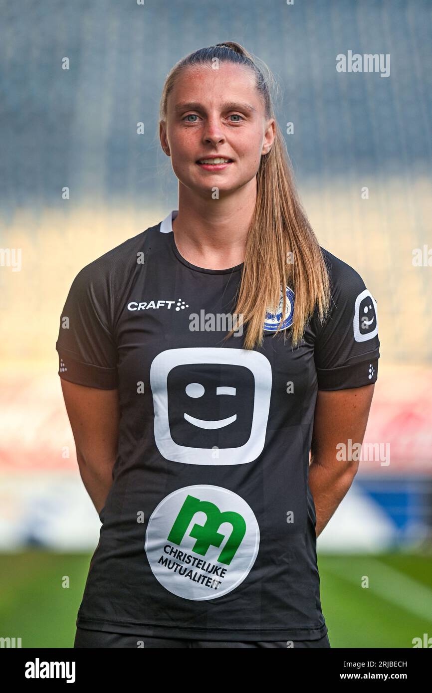 goalkeeper Anouk Van Der Klooster (20) of AA Gent Ladies pictured ...