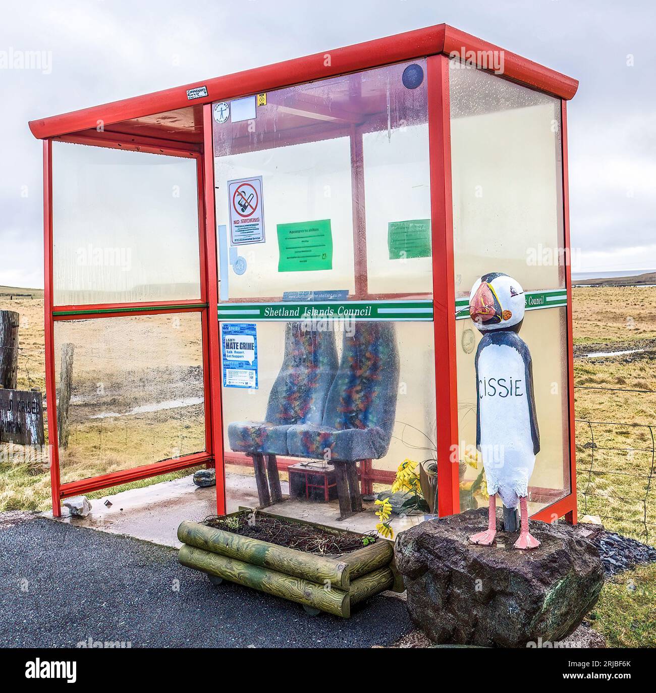 A weird bus stop Stock Photo - Alamy