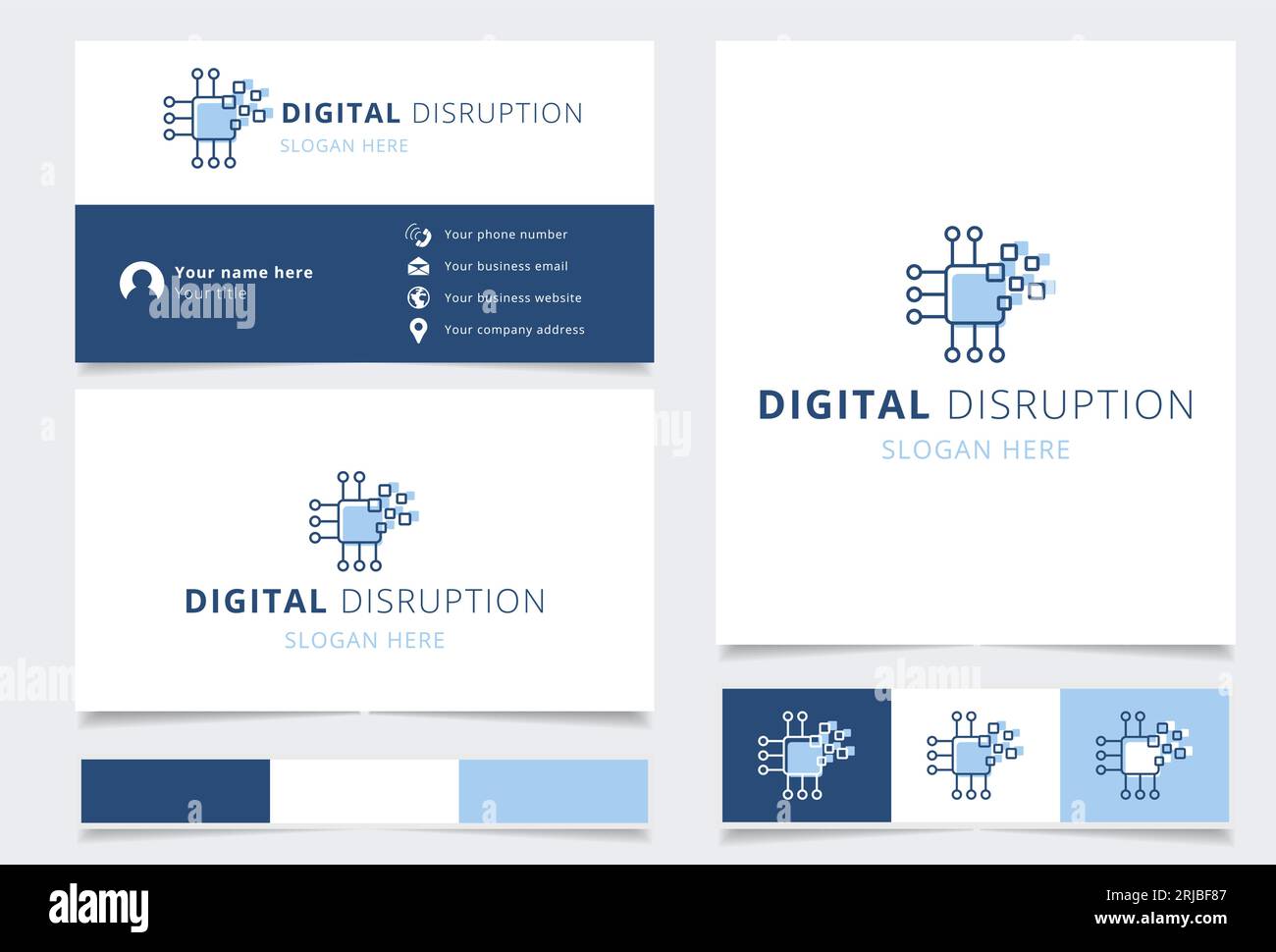 Agile development logo design with editable slogan. Branding book and ...