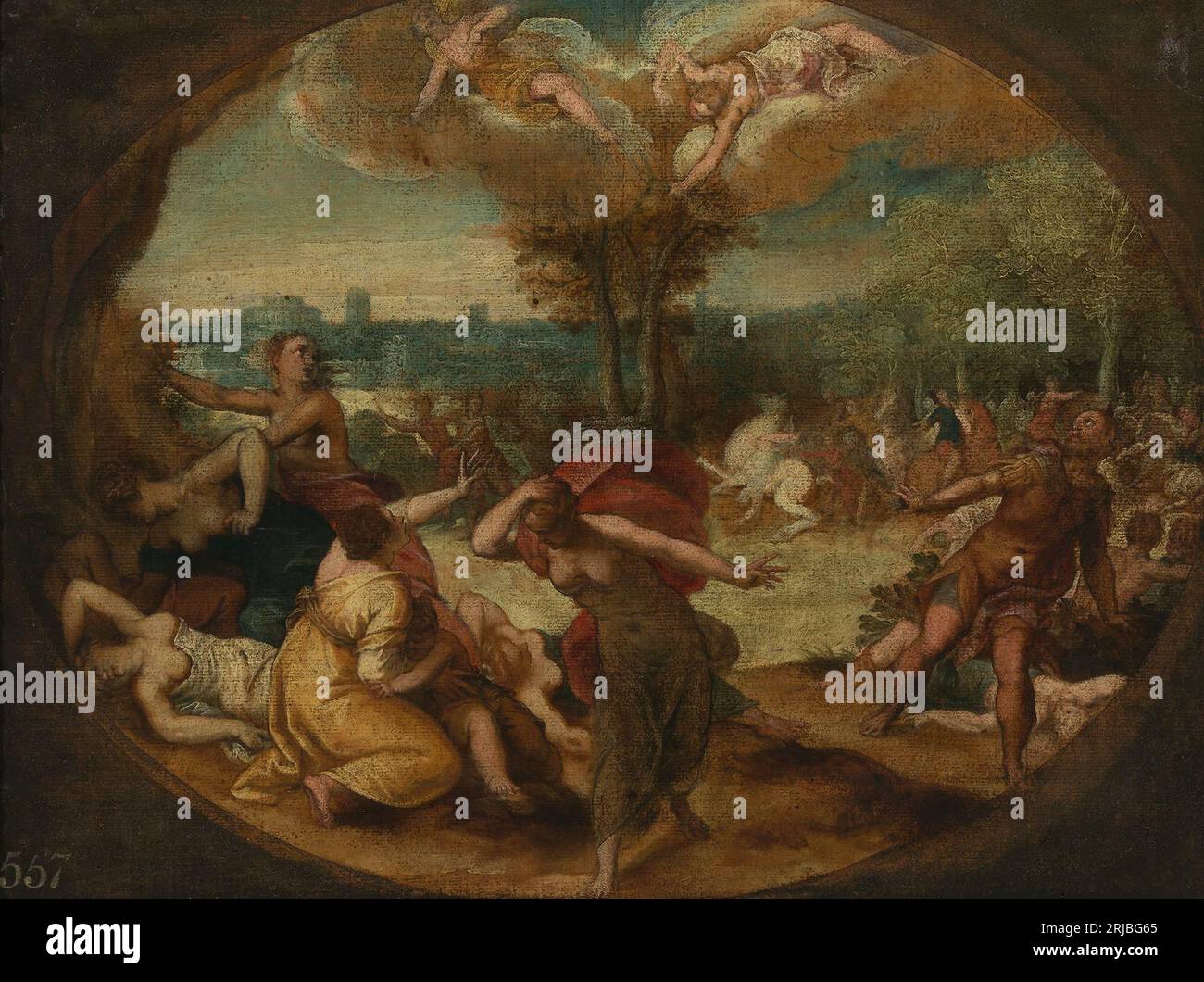 The Destruction of the Children of Niobe between 1600 and 1604 by Hans ...