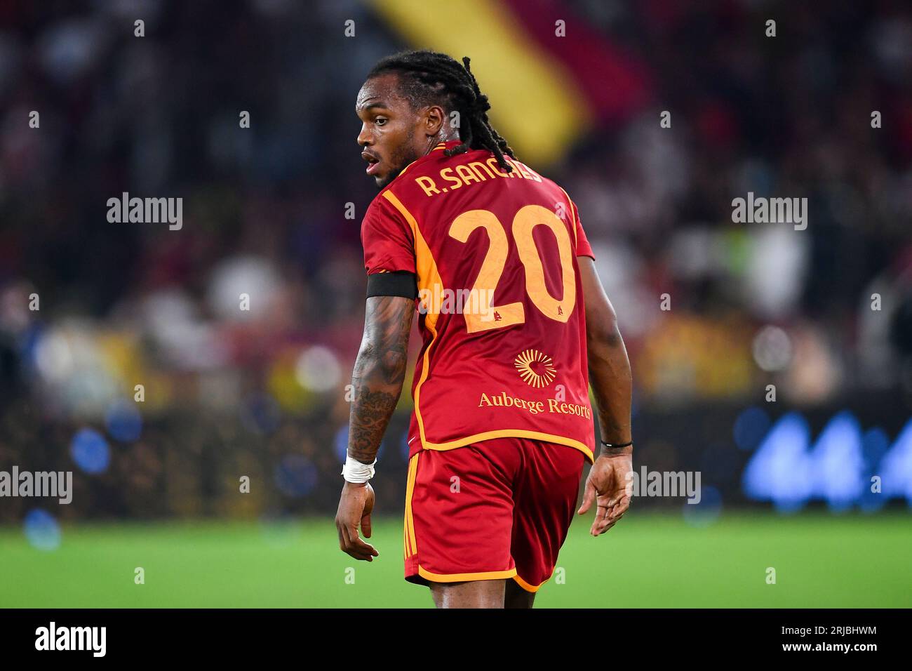 Renato Sanches of AS Roma looks on during the Serie A match between AS Roma and US Salernitana ...
