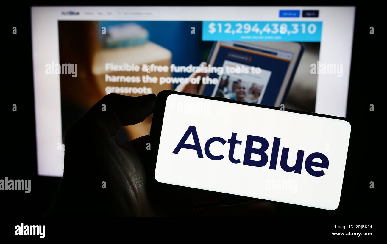 Actblue logo hi-res stock photography and images - Alamy