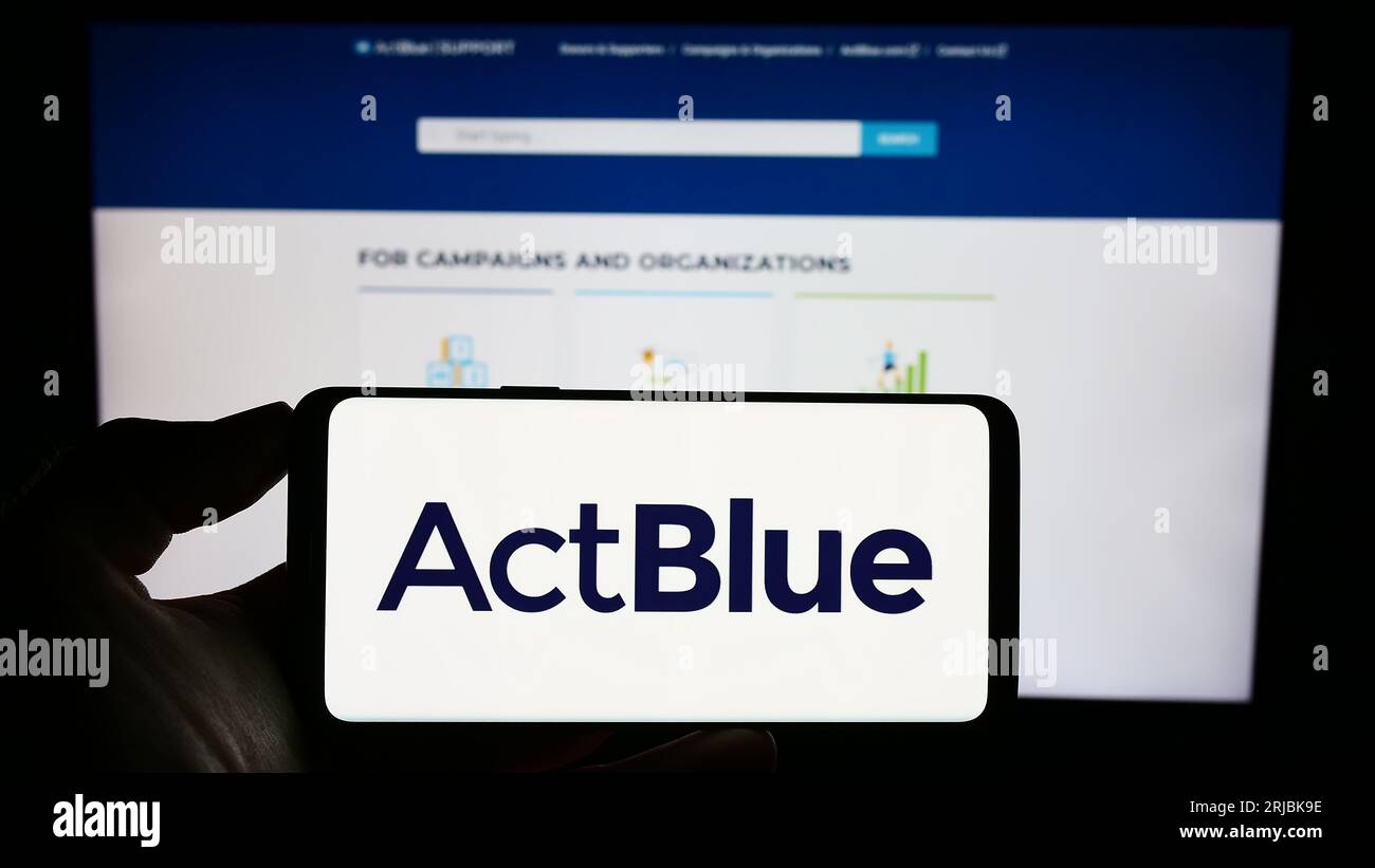 Actblue logo hi-res stock photography and images - Alamy