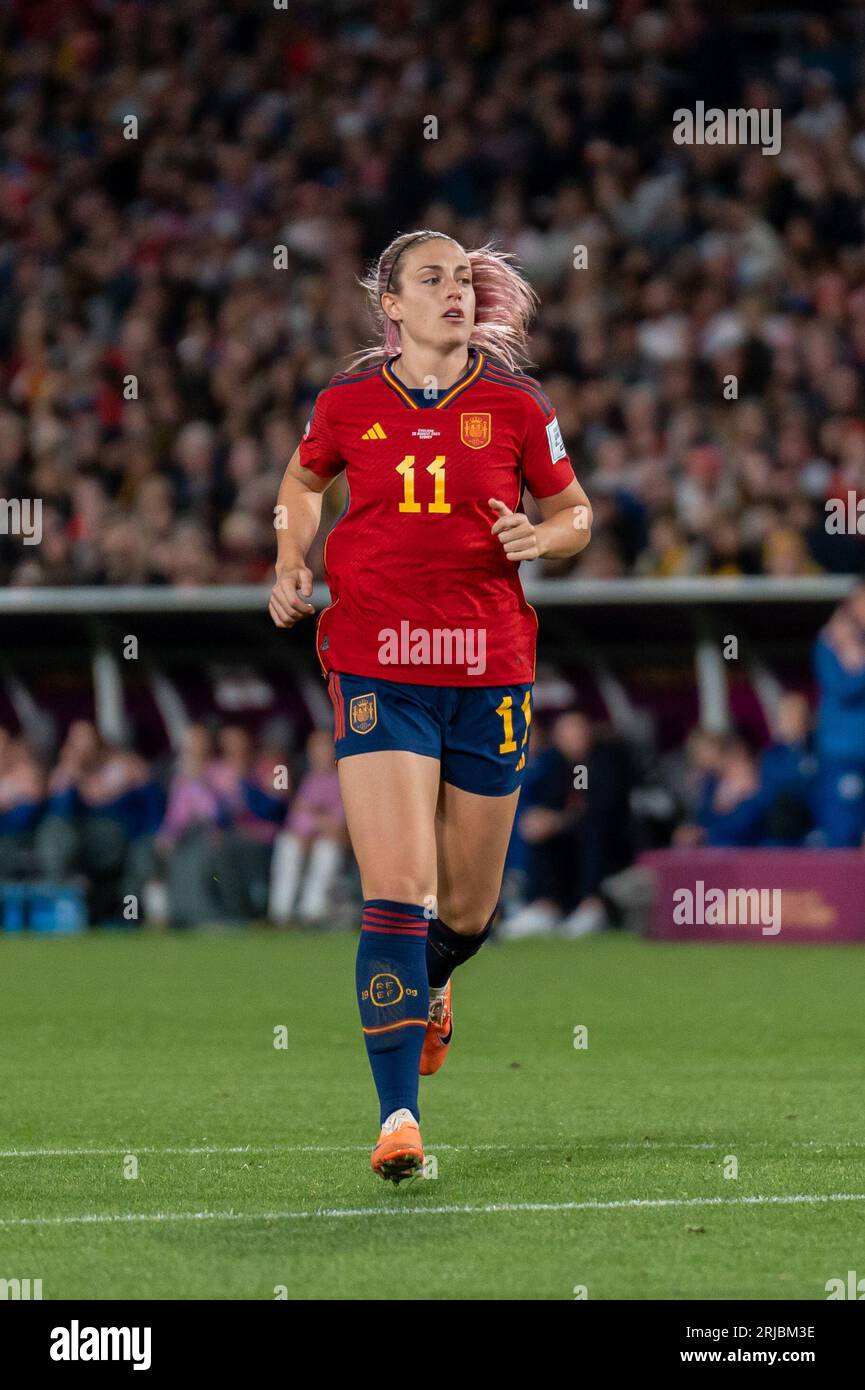 Sydney, Australia, August 20th 2023: Alexia Putellas (11 Spain) is ...