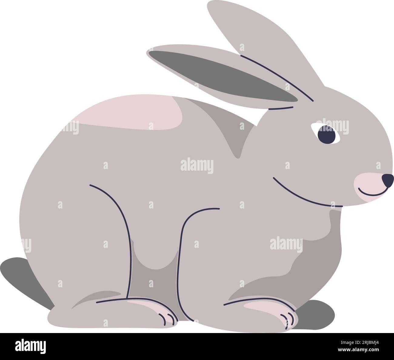 Rabbit hutch garden Stock Vector Images - Alamy