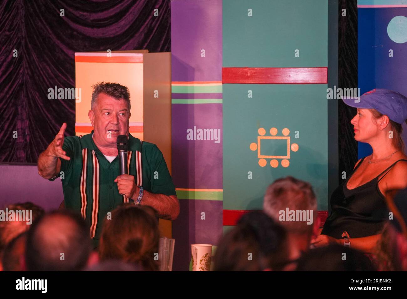 Bannau Brycheiniog, Wales. Sunday, 20 August, 2023. Stuart Maconie in ...