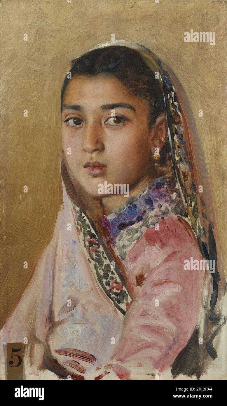 Sirinbai Ardeshir between 1886 and 1888 by Rudolf Swoboda Stock Photo ...