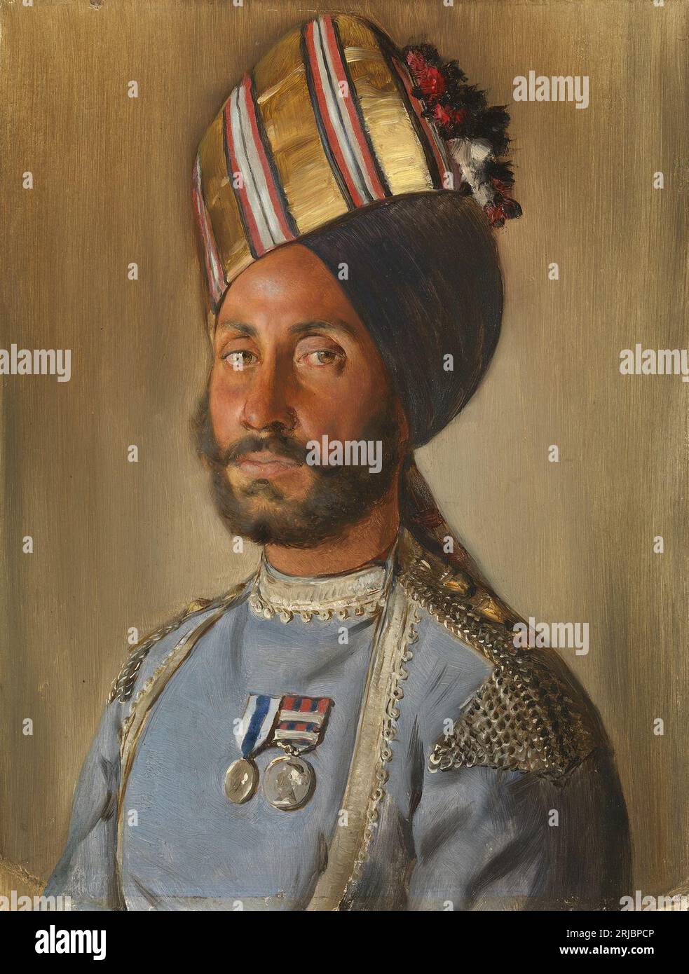 Muhammad Bey, Subadar, Bahadur, 1st Madras Lancers by Rudolf Swoboda ...