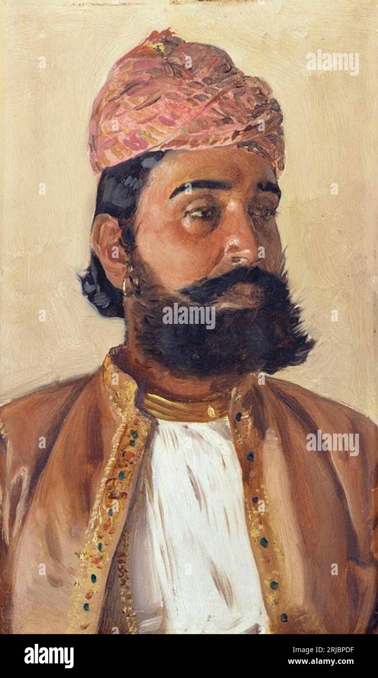 Chutter Bhuj Kula between 1886 and 1888 by Rudolf Swoboda Stock Photo - Alamy