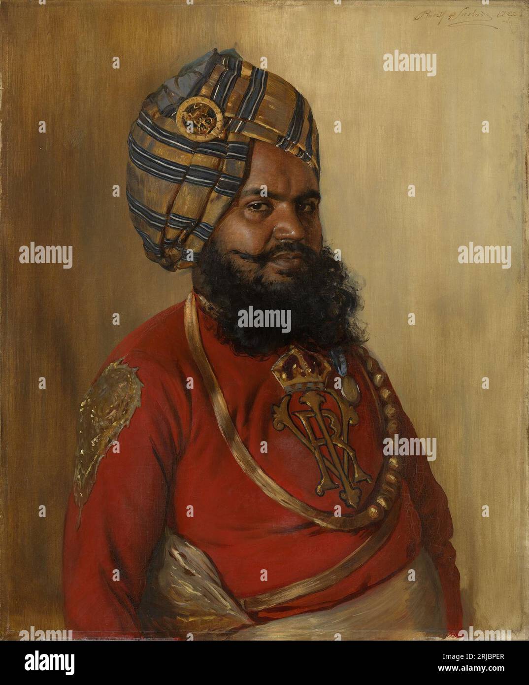Sheikh Muhammed Buksh 1888 by Rudolf Swoboda Stock Photo - Alamy