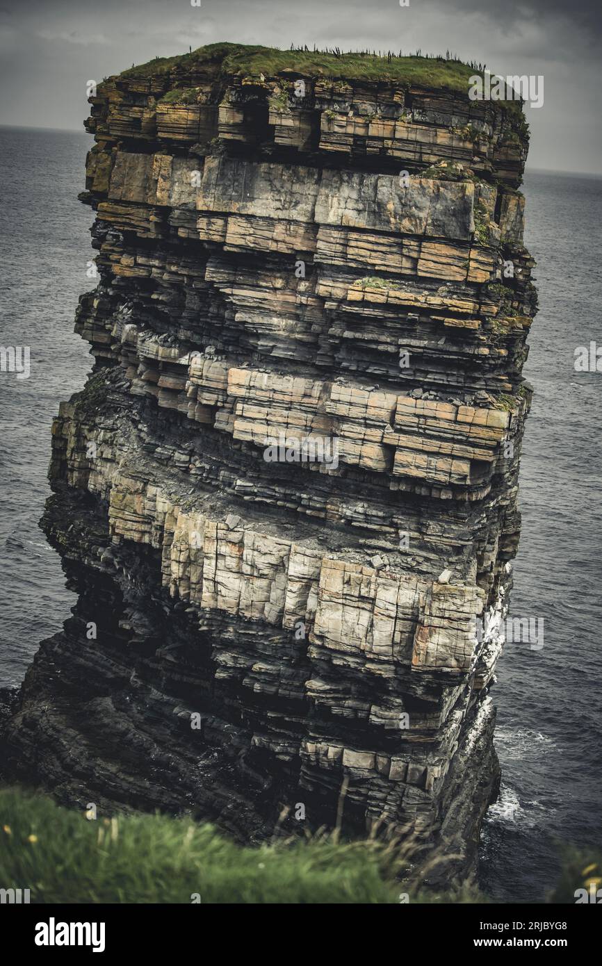 Downpatrick Head - Co. Mayo - Ireland , the sea stack is one of the ...