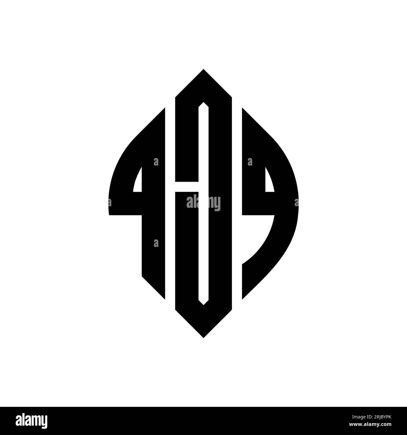 Qjq circle Stock Vector Images - Alamy