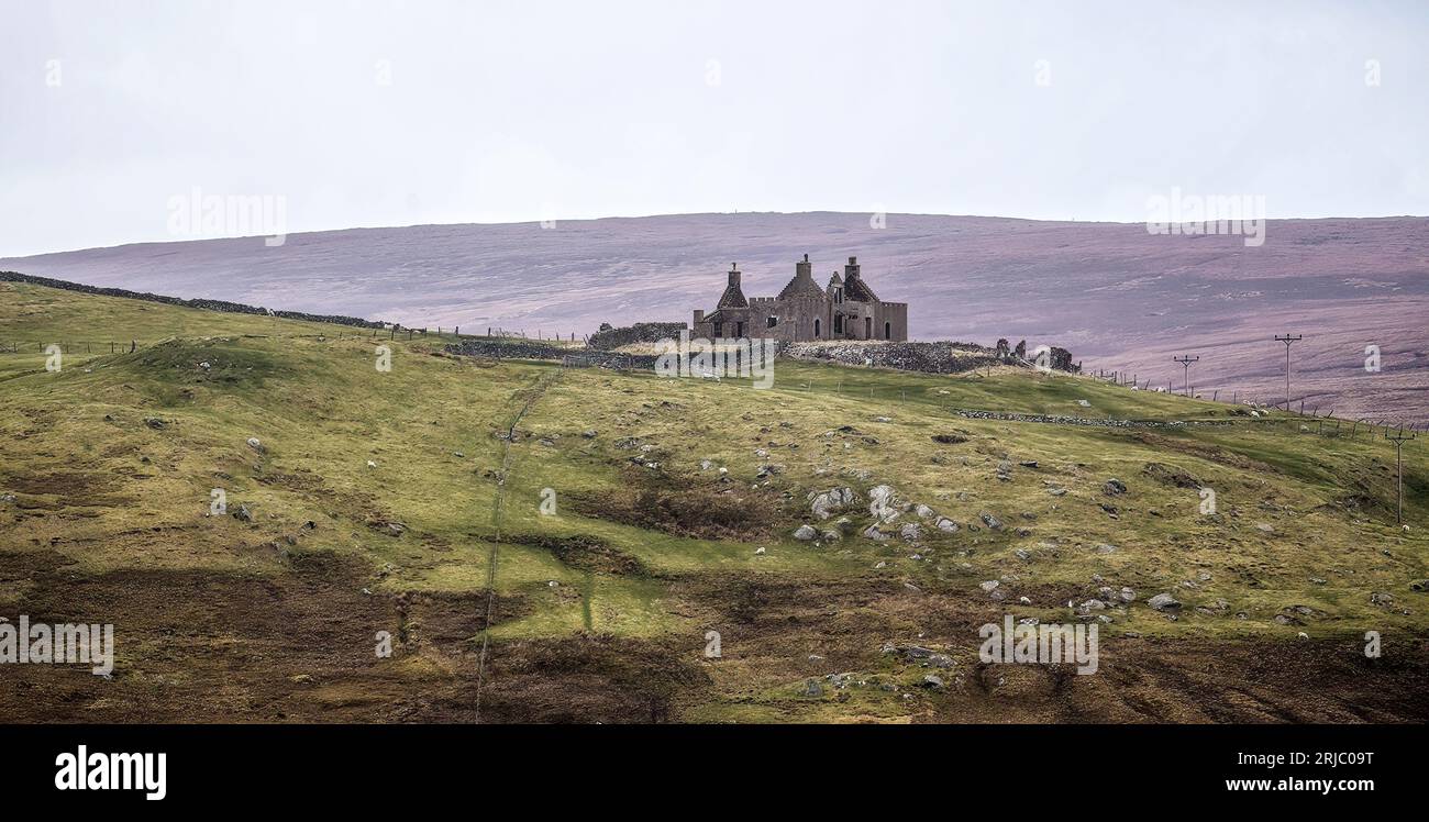 Shetland yell windhouse hi-res stock photography and images - Alamy