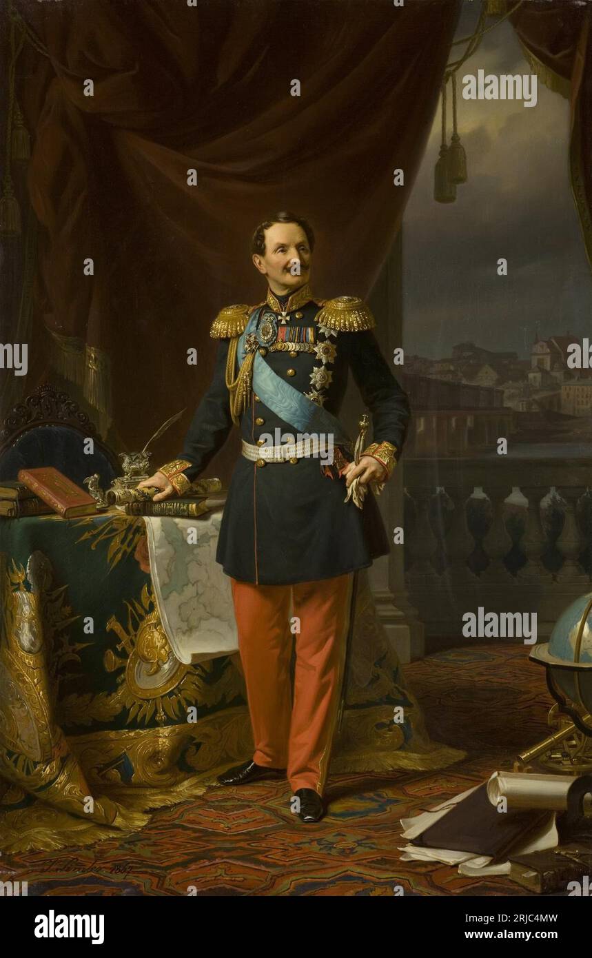 Portrait of Field-Marshal Count Fiodor (Friedrich Wilhelm) Berg 1867 by ...