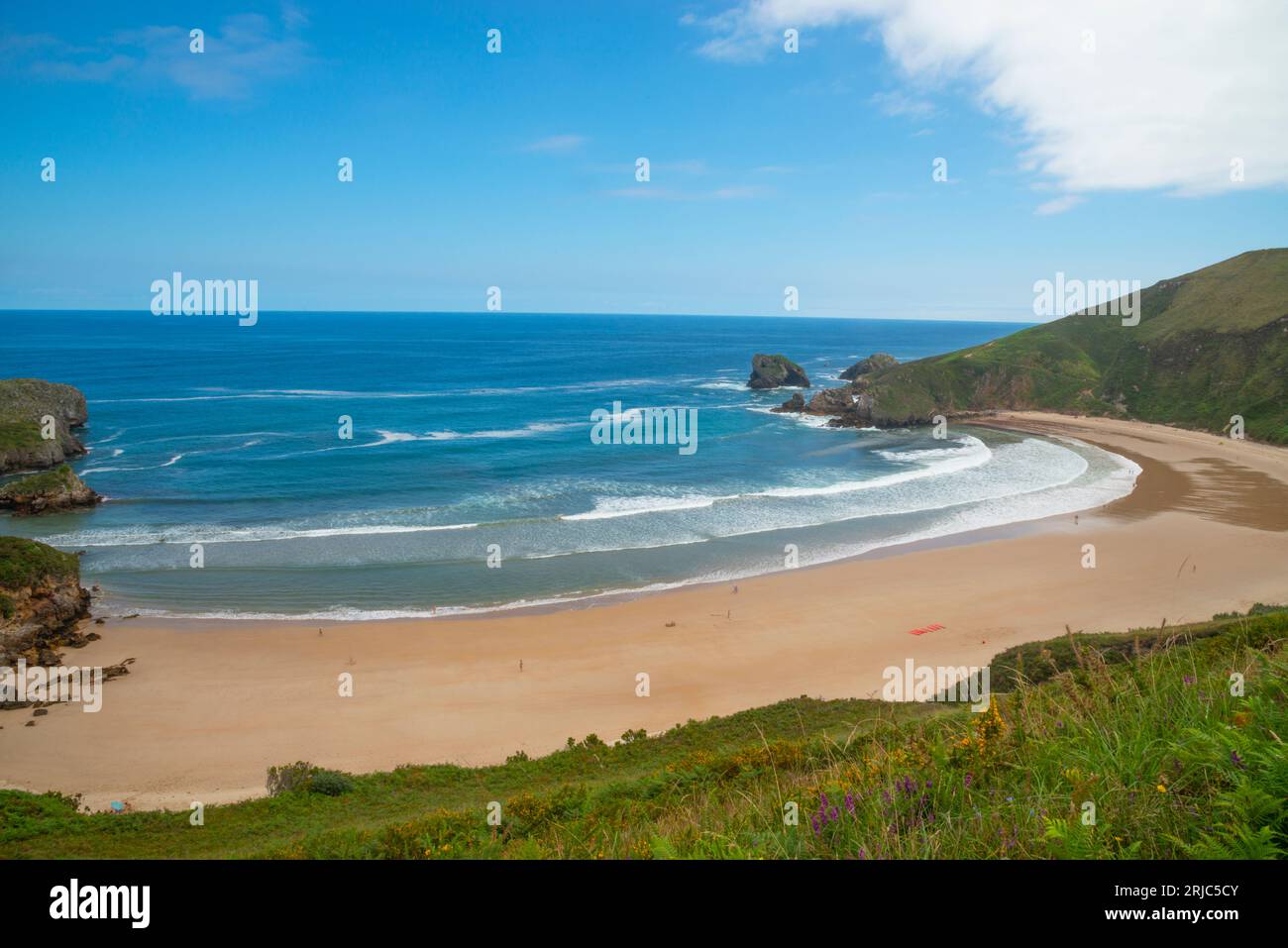 Torimbia beach. Niembro, Asturias, Spain Stock Photo - Alamy