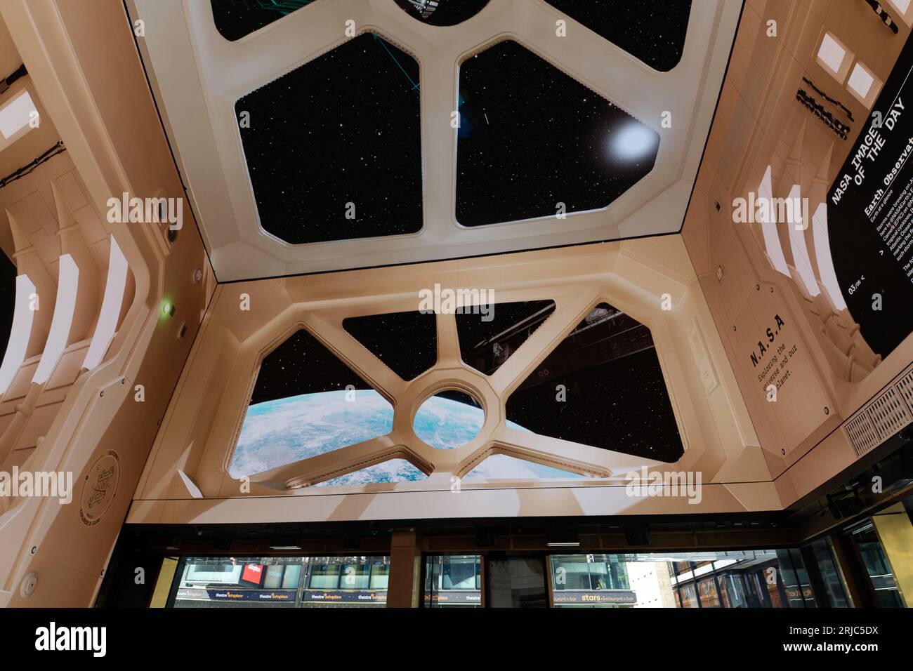 Nasa Image of the Day and a mock up of the International Space Station ...