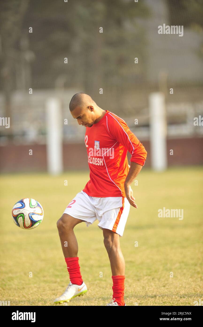 Bangladesh national Football Team captain Jamal Harris Bhuiyan during ...
