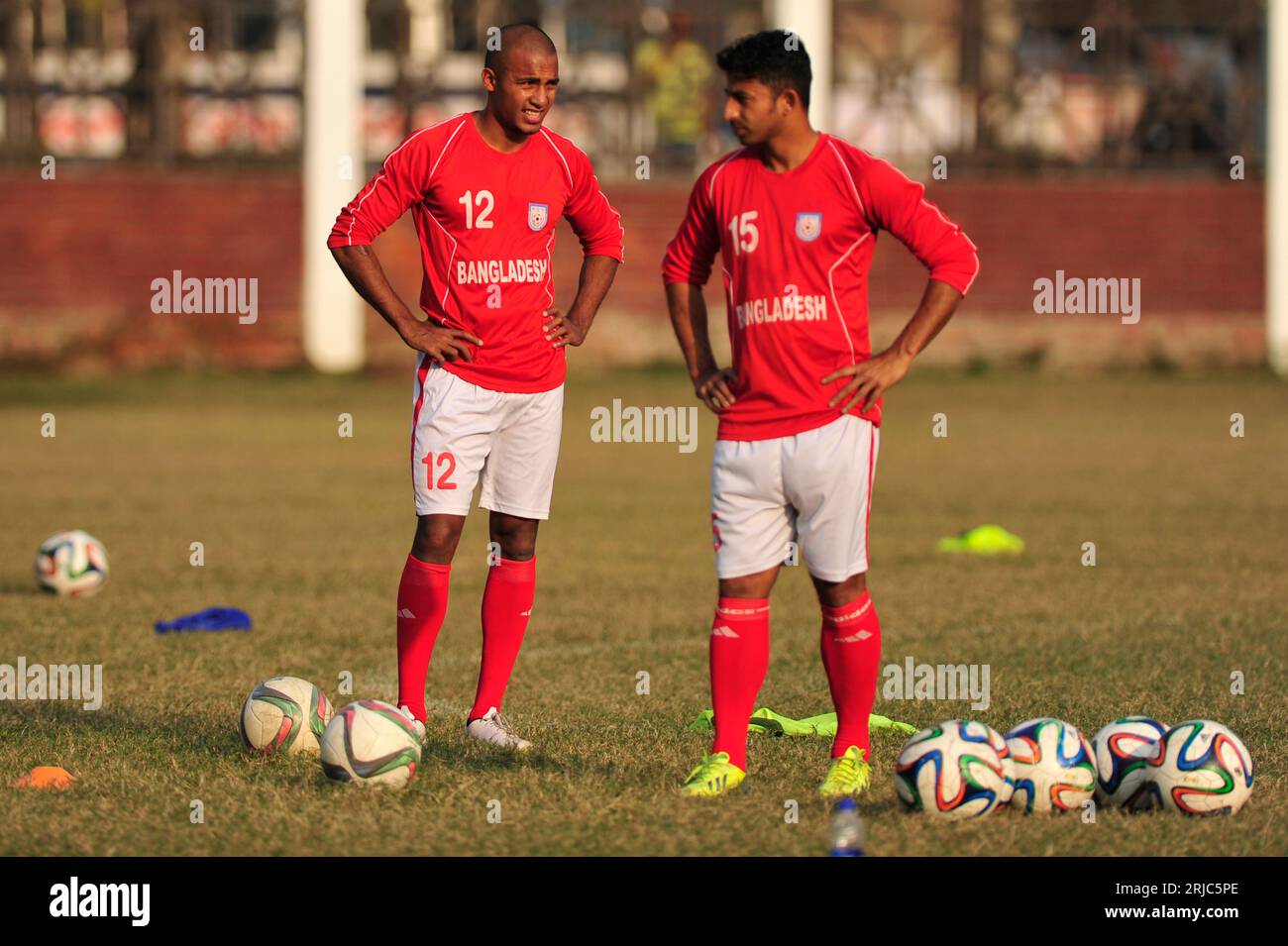 Bangladesh national Football Team captain Jamal Harris Bhuiyan during ...
