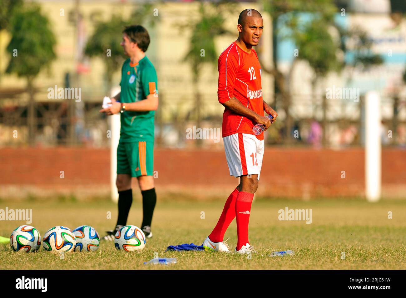 Bangladesh national Football Team captain Jamal Harris Bhuiyan during ...