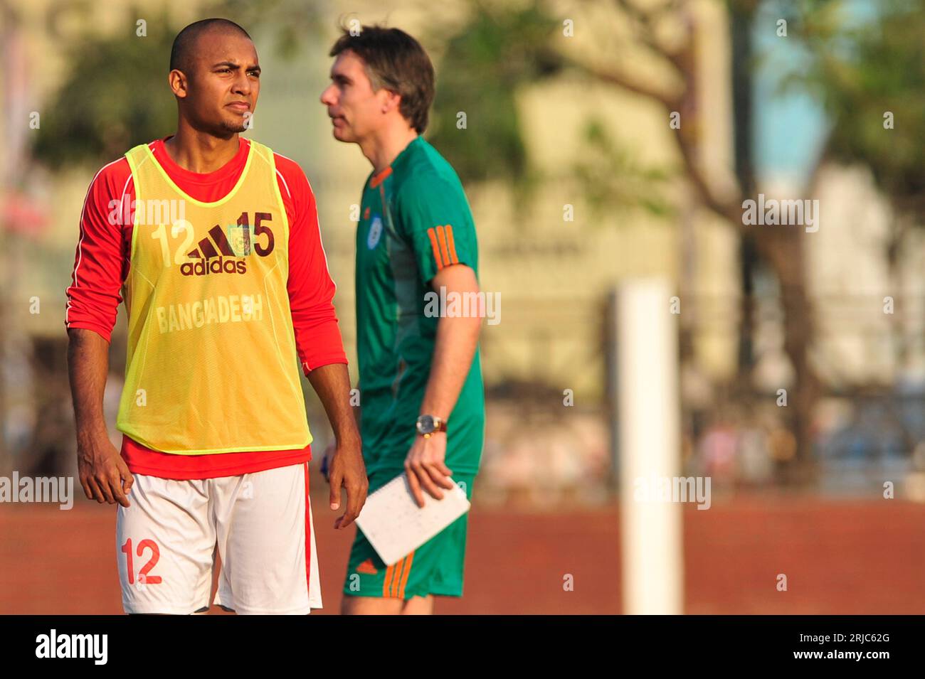 Bangladesh national Football Team captain Jamal Harris Bhuiyan during ...