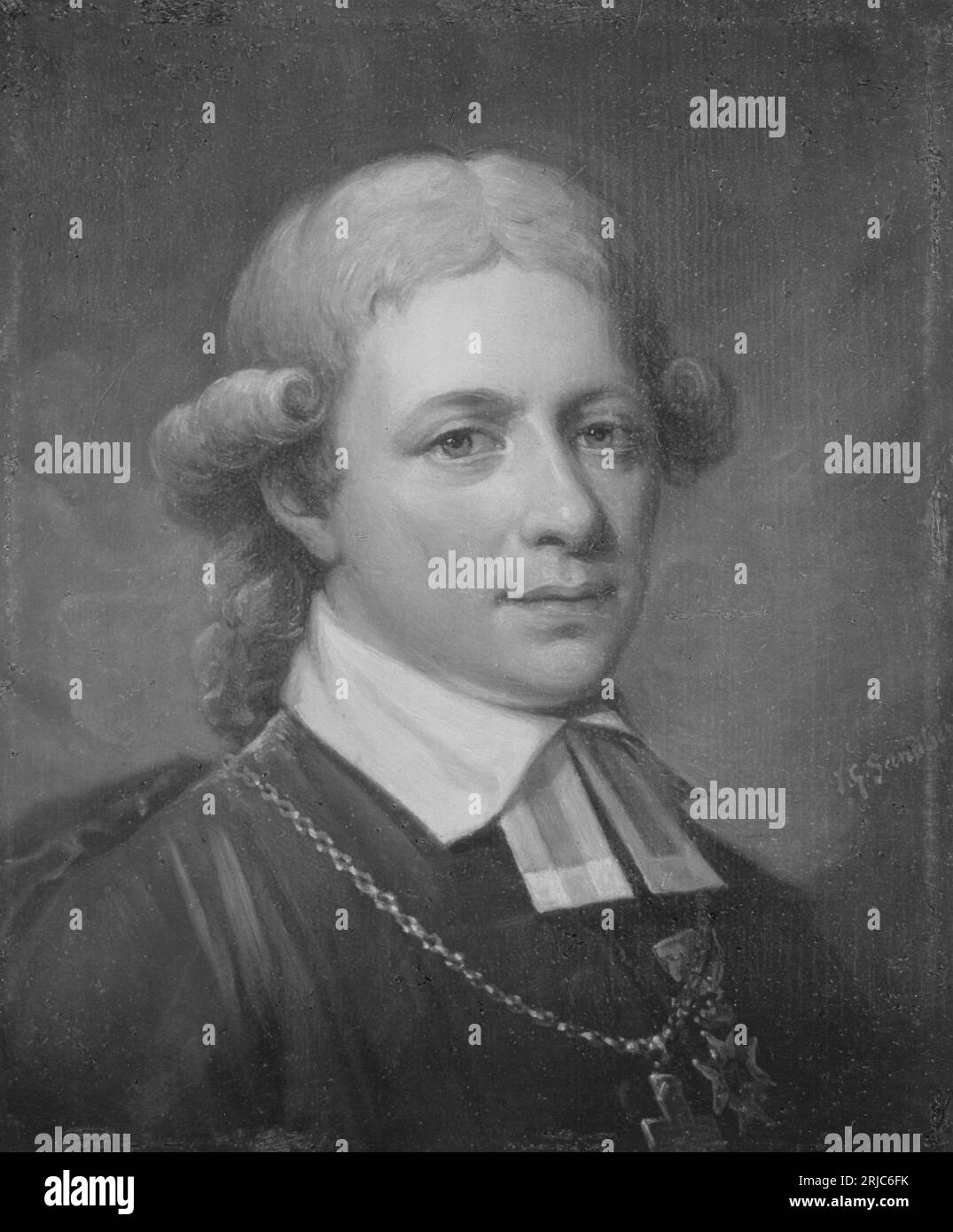 Portrait of Magnus Lehnberg, 1758-1808 Unknown date by Johan Gustaf ...