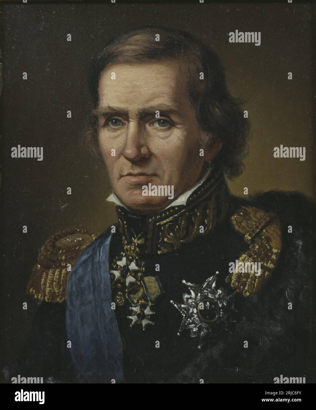 Portrait of Baltzar Bogislaus von Platen, 1766-1829 Unknown date by Johan Gustaf Sandberg Stock ...