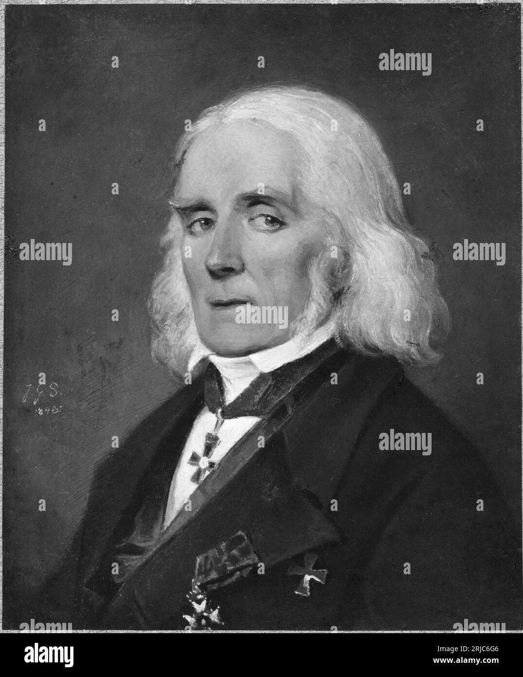 Portrait of Johan David Valerius, 1776-1852 Unknown date by Johan ...