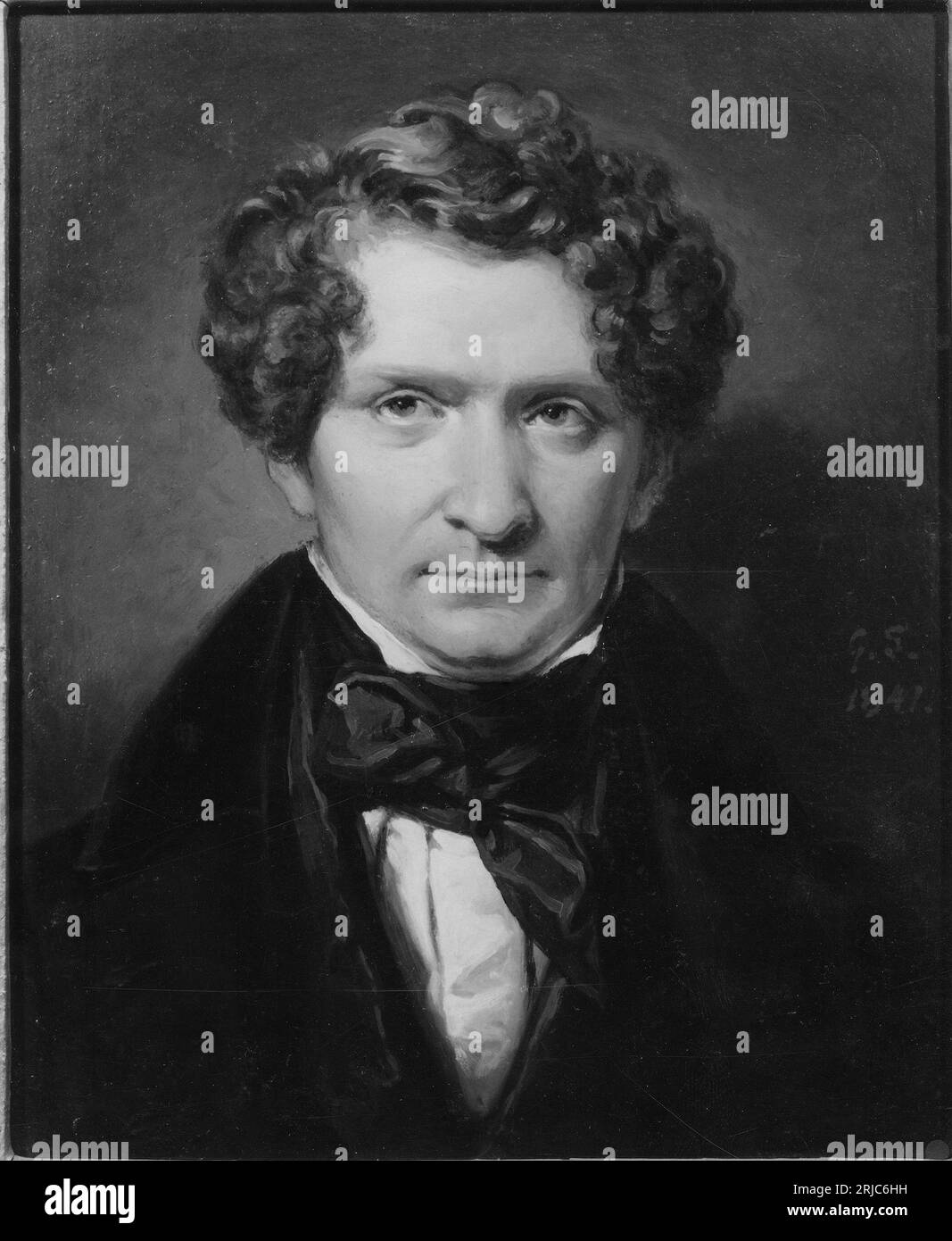 Adolf Fredrik Lindblad (1801-1878), composer, married to Caroline Wilhelmine Sophie Kernell 1841 ...