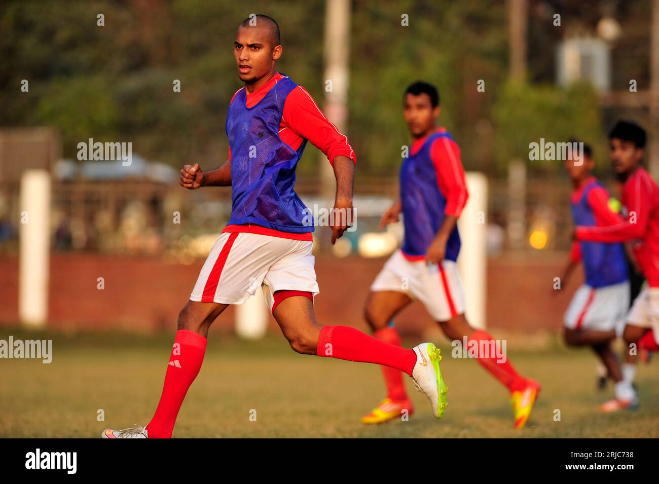 Bangladesh national Football Team captain Jamal Harris Bhuiyan during ...