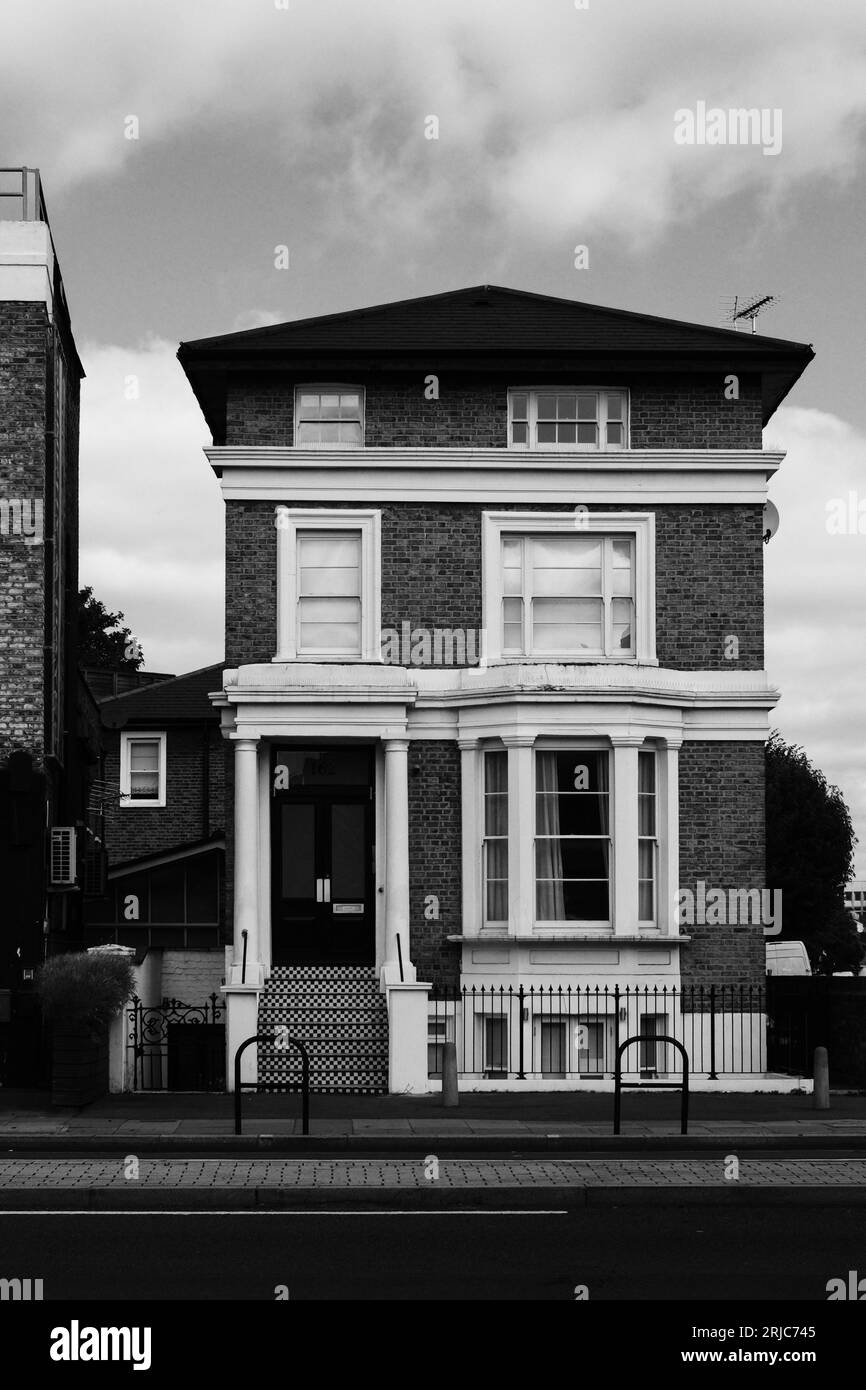 Edwardian house detached Black and White Stock Photos & Images - Alamy