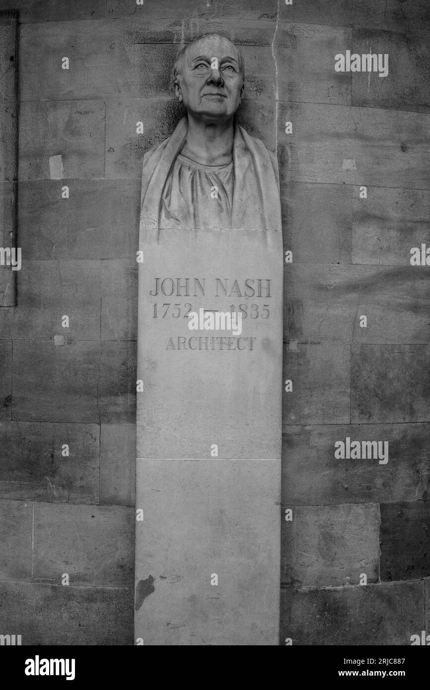 John nash memorial Black and White Stock Photos & Images - Alamy