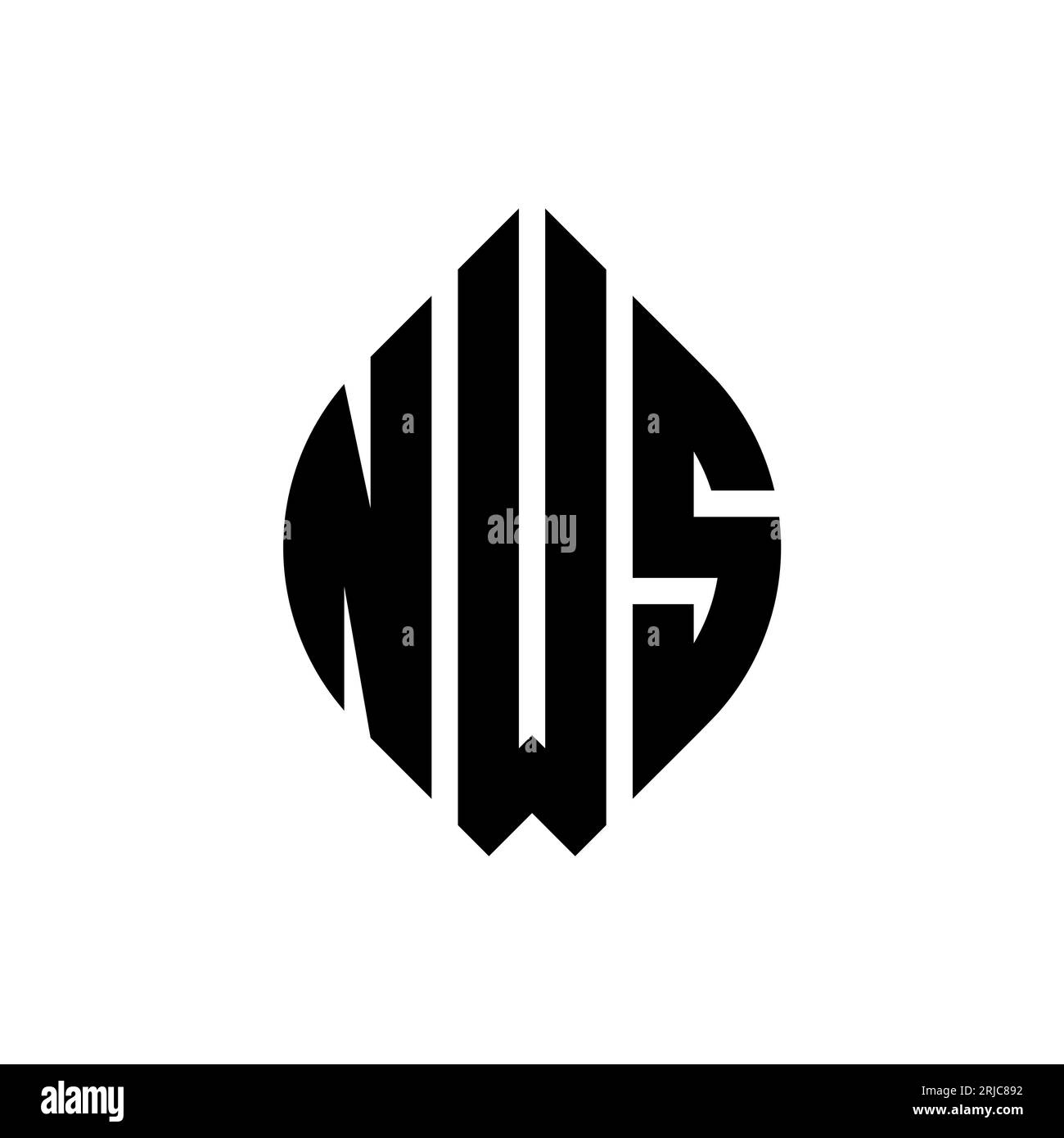 Nws logo design hi-res stock photography and images - Alamy