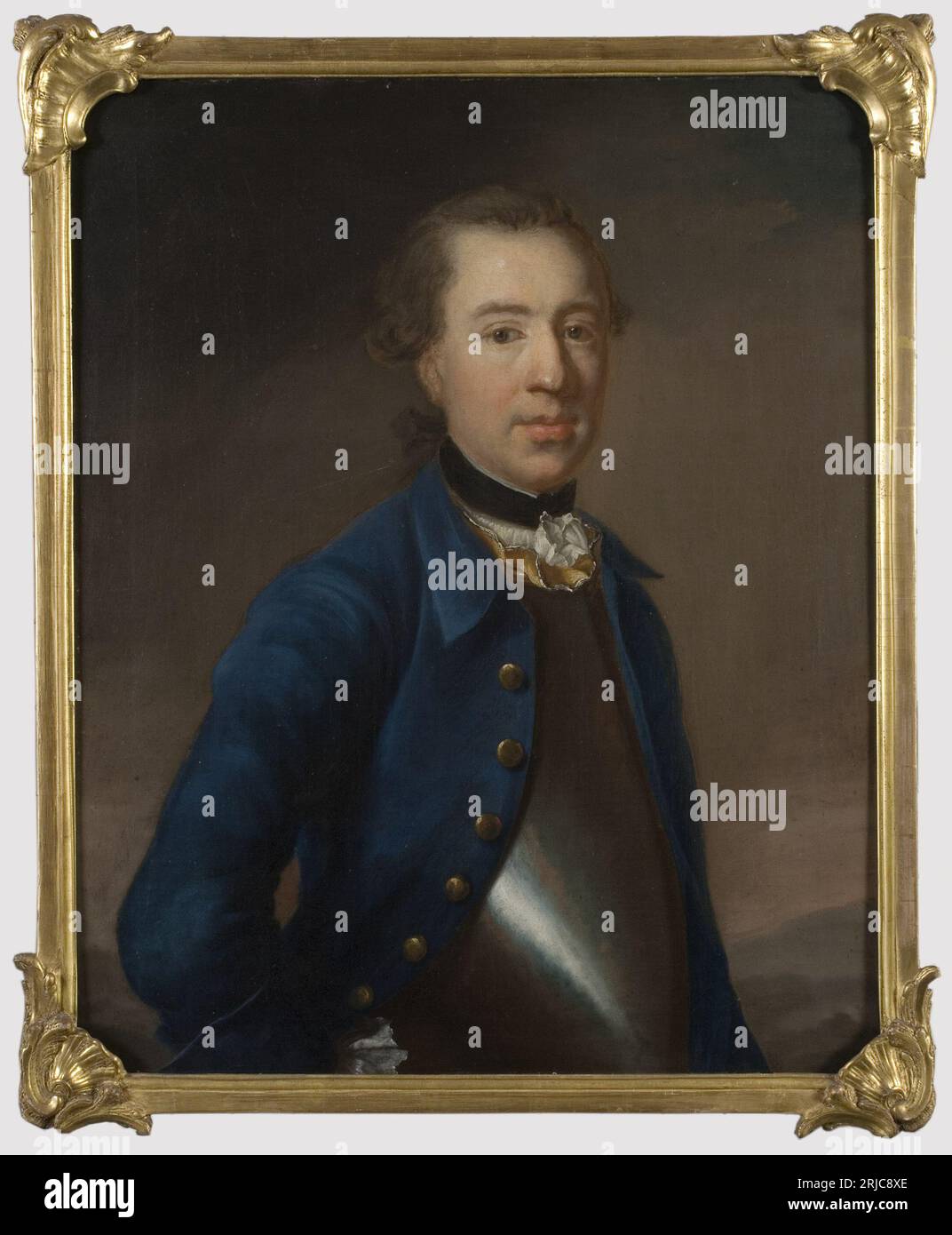 Unknown man, previously called lieutenant colonel Salomon Schützer 1750 ...